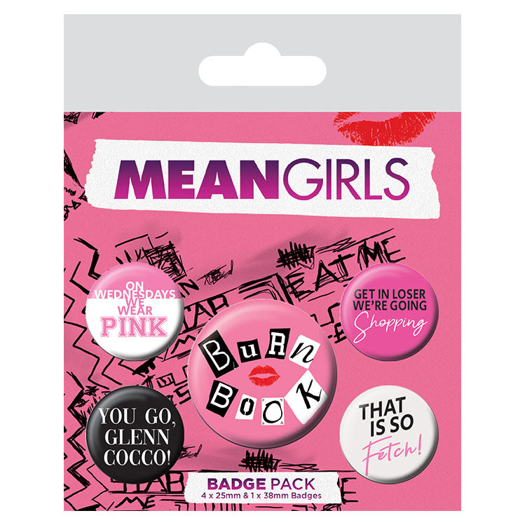 BADGE PACK MEAN GIRLS - beställ BADGE PACK MEAN GIRLS online - OVRHYPD