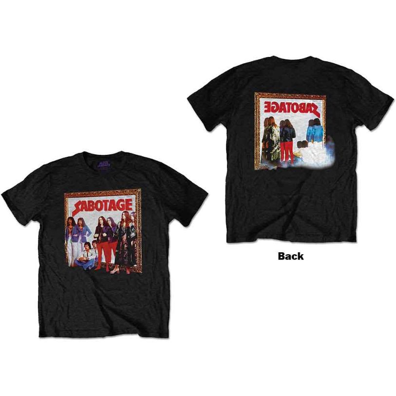 Black Sabbath Sabotage T-Shirt - Officiell Merchandise | OVRHYPD